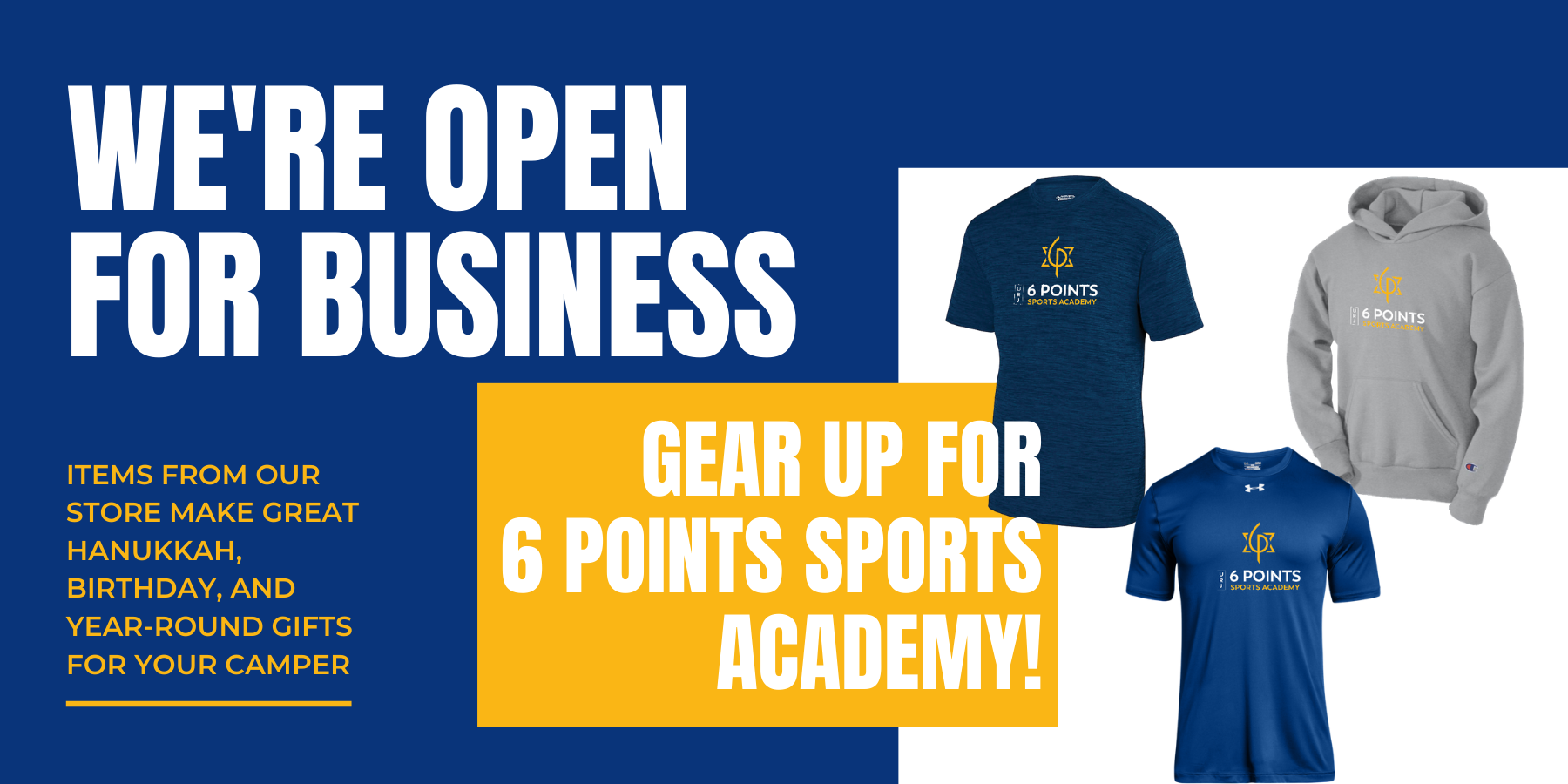Camp Store - 6 Points Sports Academy
